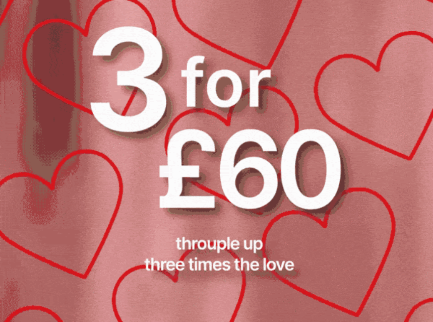 EMI Records: Throuple Up This Valentines Day with 3 Vinyl for £60 ...